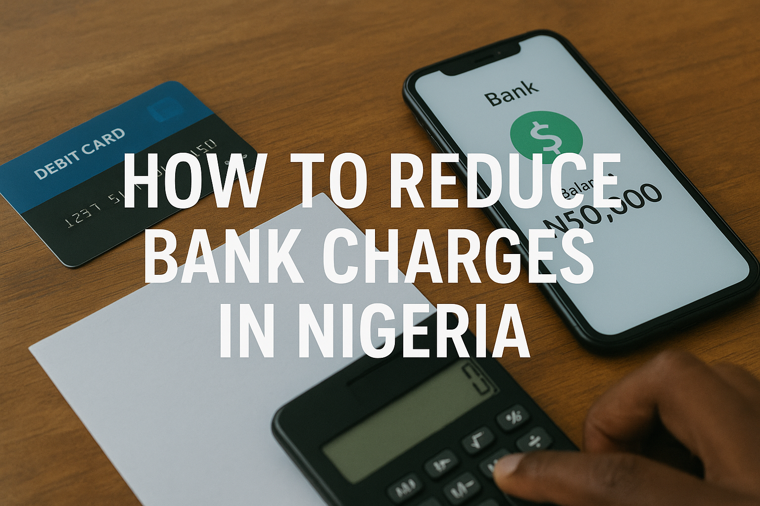 How To Reduce Bank Charges in Nigeria - Wealthyandpoor