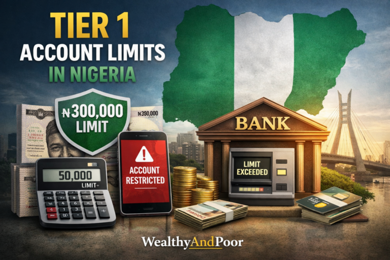 Tier 1 Account Limits In Nigeria ( 2026) - Wealthyandpoor