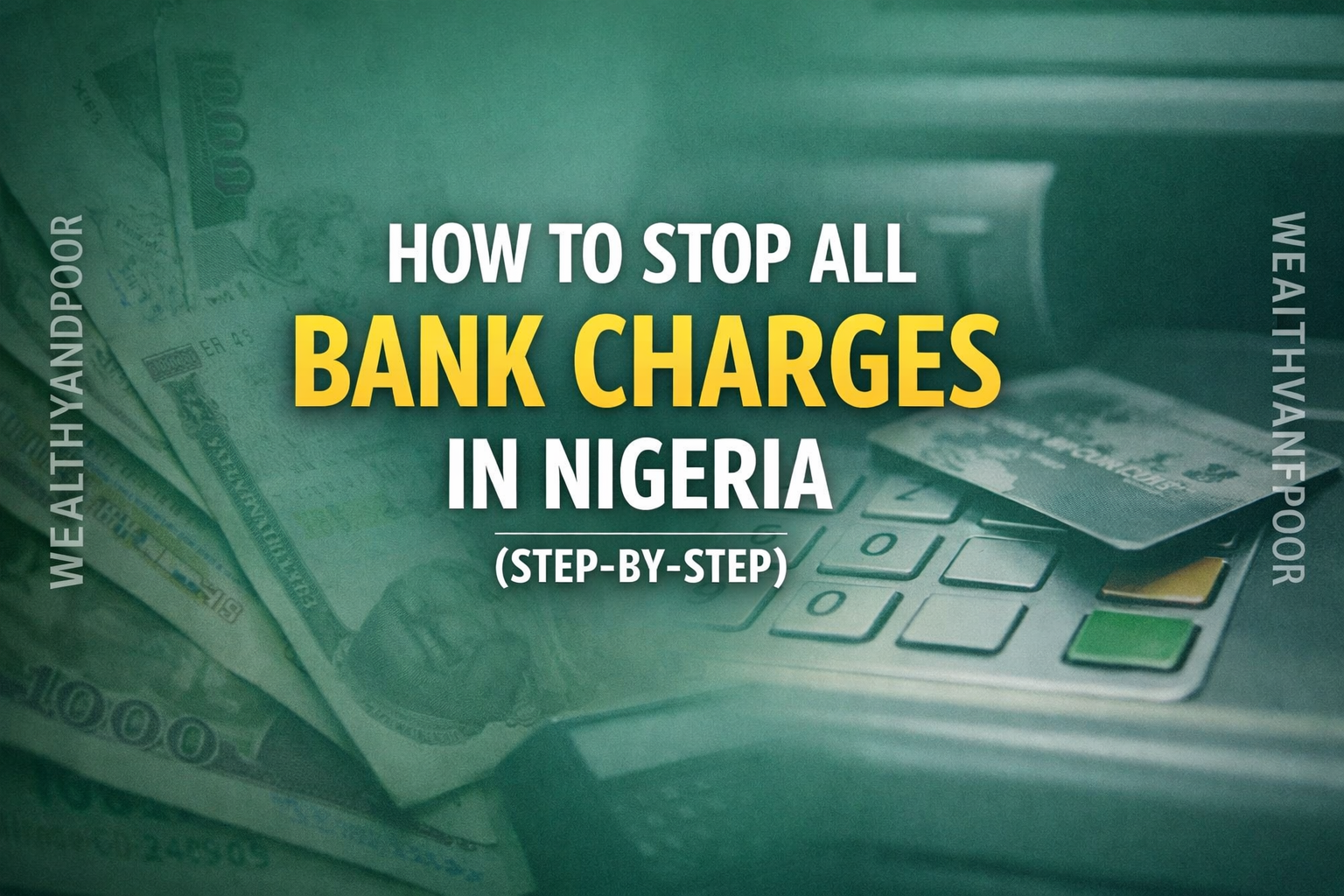 How to Stop All Bank Charges in Nigeria ( Step-by-step) - Wealthyandpoor